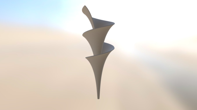 Dini's Surface by Oliver Labs - Download Free 3D model by Alba (@alba.m ...