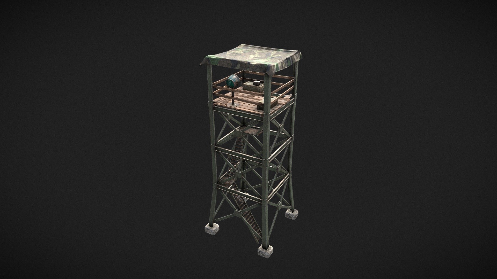 Watch tower - Download Free 3D model by _SeF_ [042f327] - Sketchfab