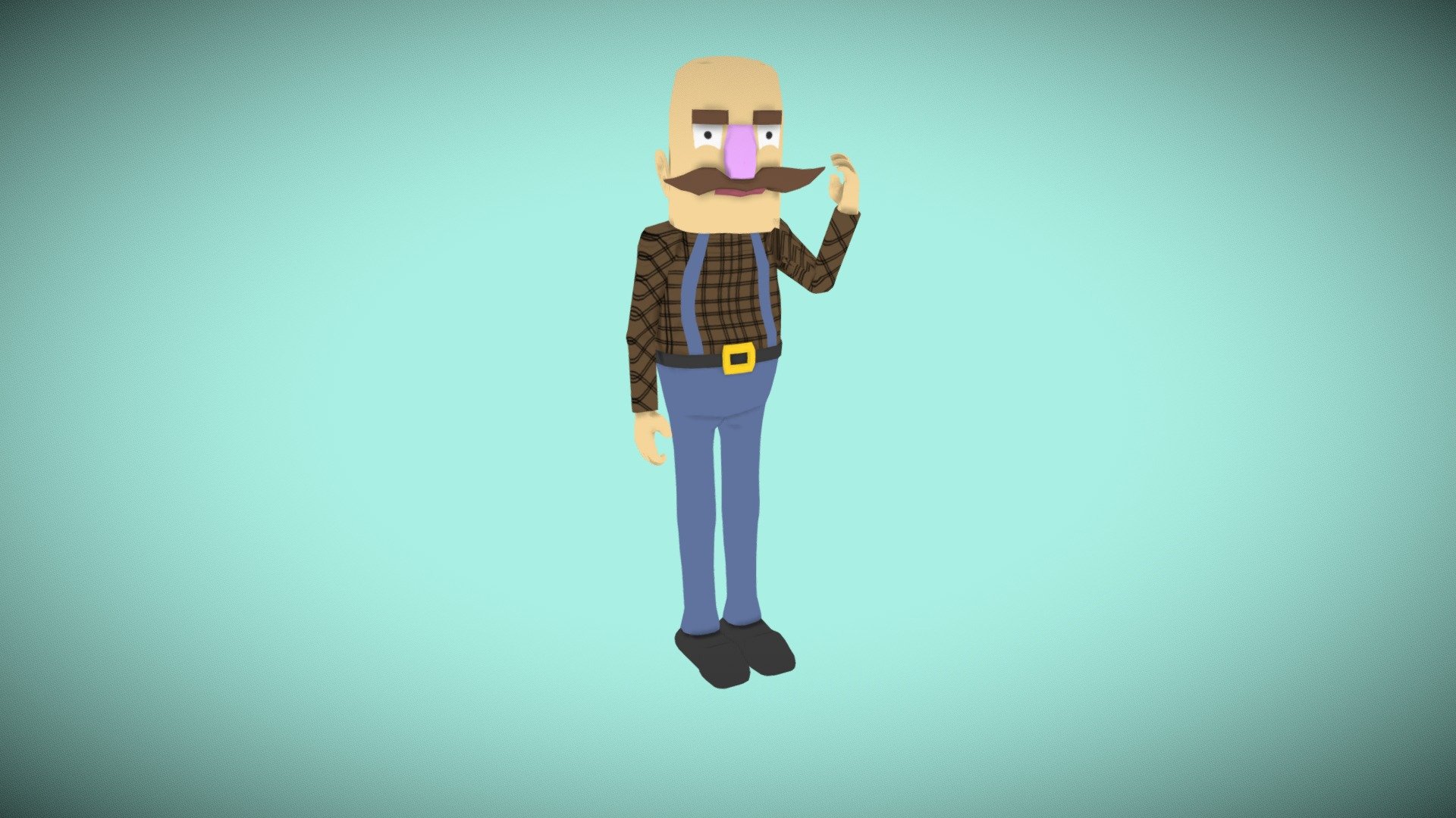 Cartoon Character - Download Free 3D model by Sarrus [042f772] - Sketchfab