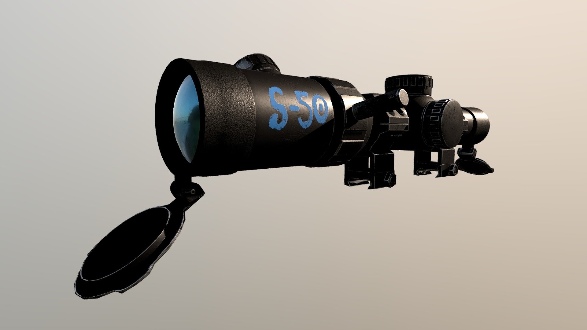 Rifle scope 1-4x20 - Download Free 3D model by sobivan [042f9d2 ...