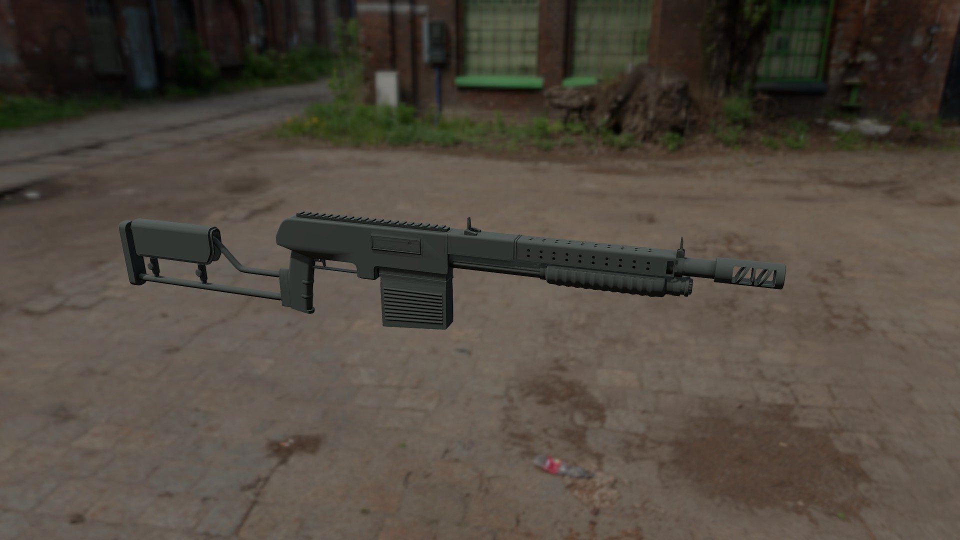 A simple shotgun. - Download Free 3D model by Valger [042fb3e] - Sketchfab