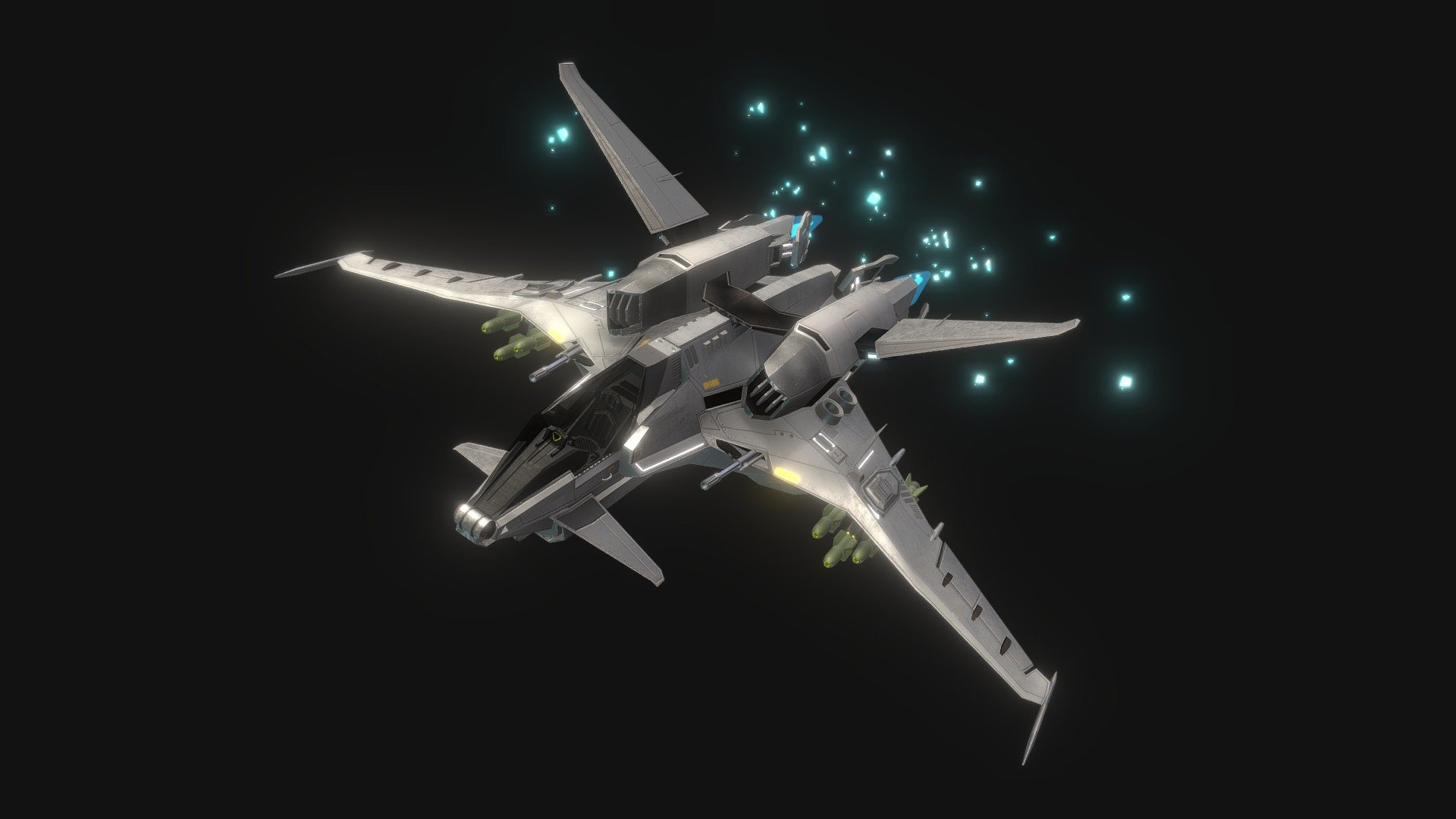 Low Poly Aircraft "Viper" - 3D model by Harhtif (@fithrahanantama ...