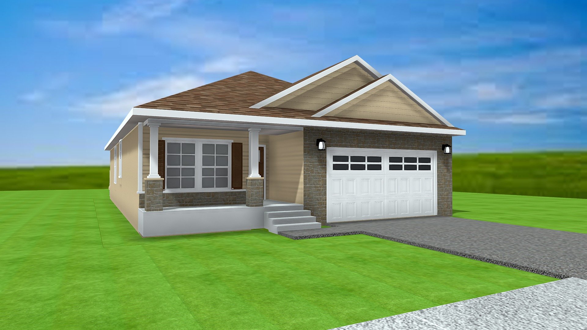 Delacay - 360 spin model of 3D house - 3D model by Render3DQuick ...
