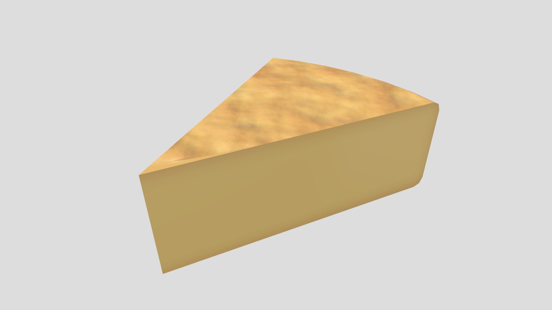 Cheese Wedge - 3D model by Lulabelle [0431a38] - Sketchfab
