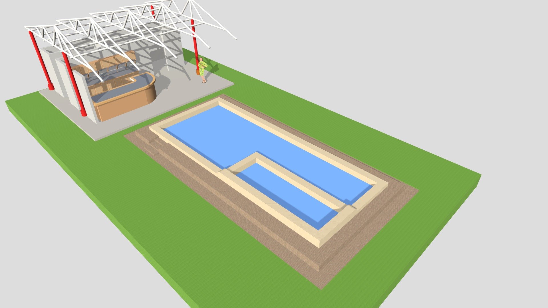 Swimming Pool - 3D model by dominicvillegas92 [04322a8] - Sketchfab
