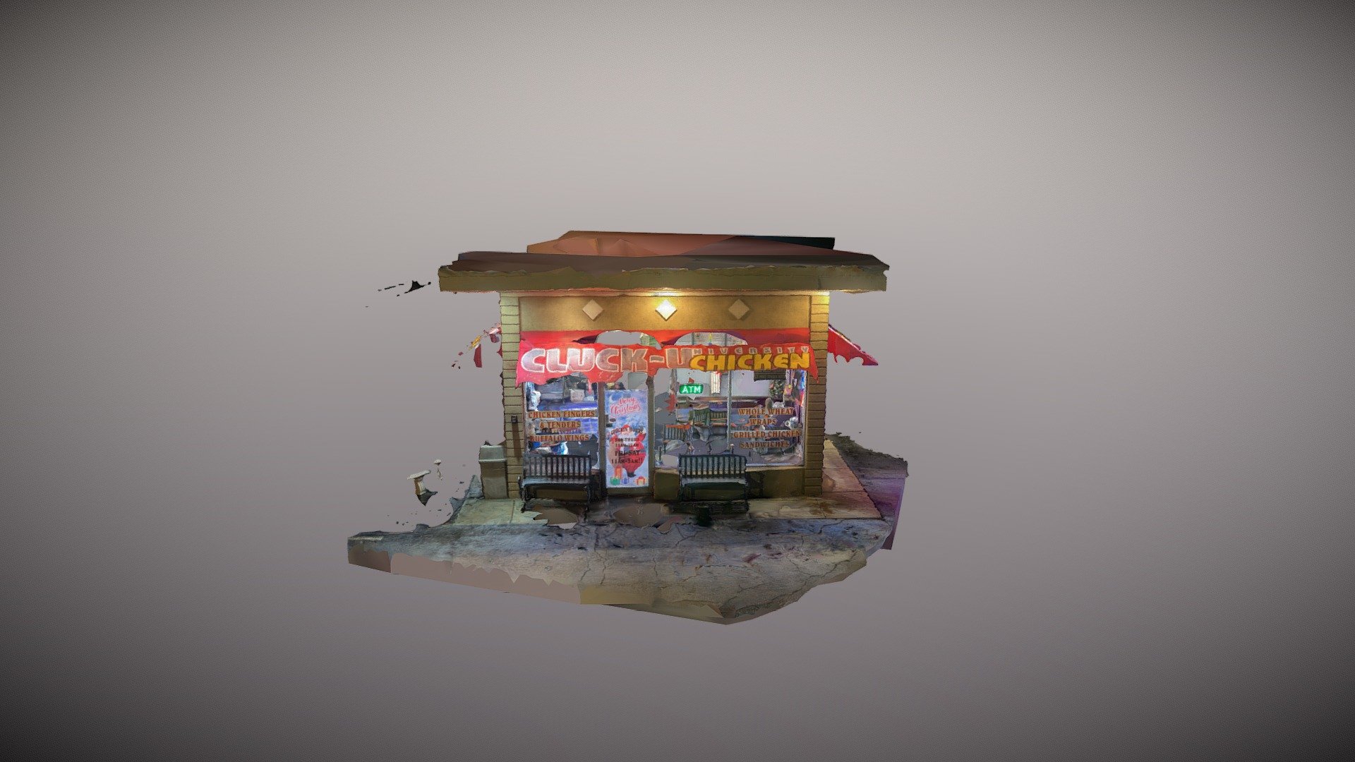 Cluck-U Chicken - Download Free 3D model by kevinbclarkk [0436ba1 ...