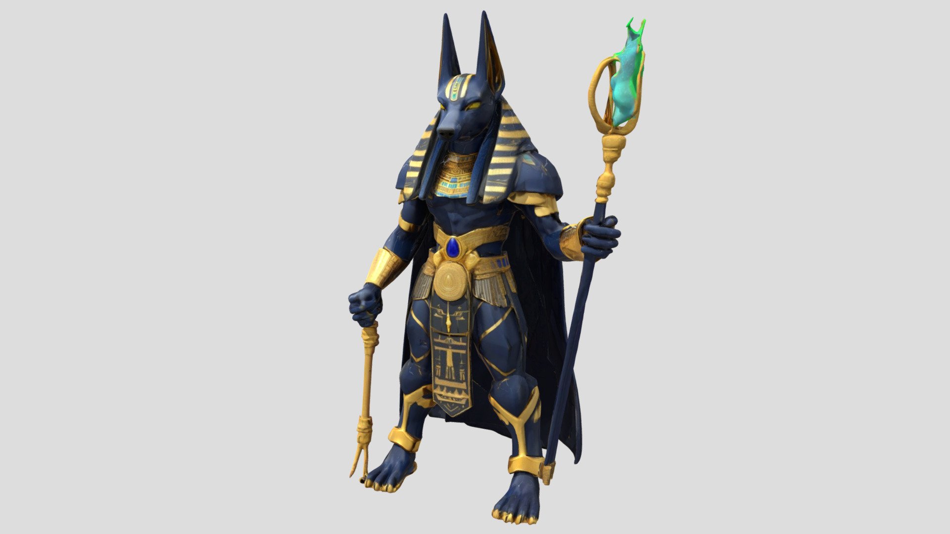 Anubis - god - Download Free 3D model by Brian Trepanier (@CMBC ...