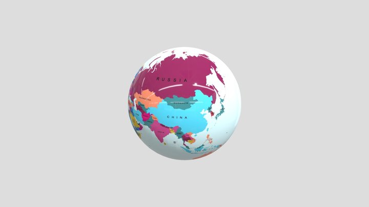 Worldmap 3D models - Sketchfab