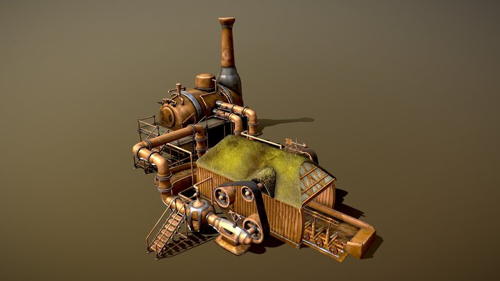 Steam-engine 3D models - Sketchfab