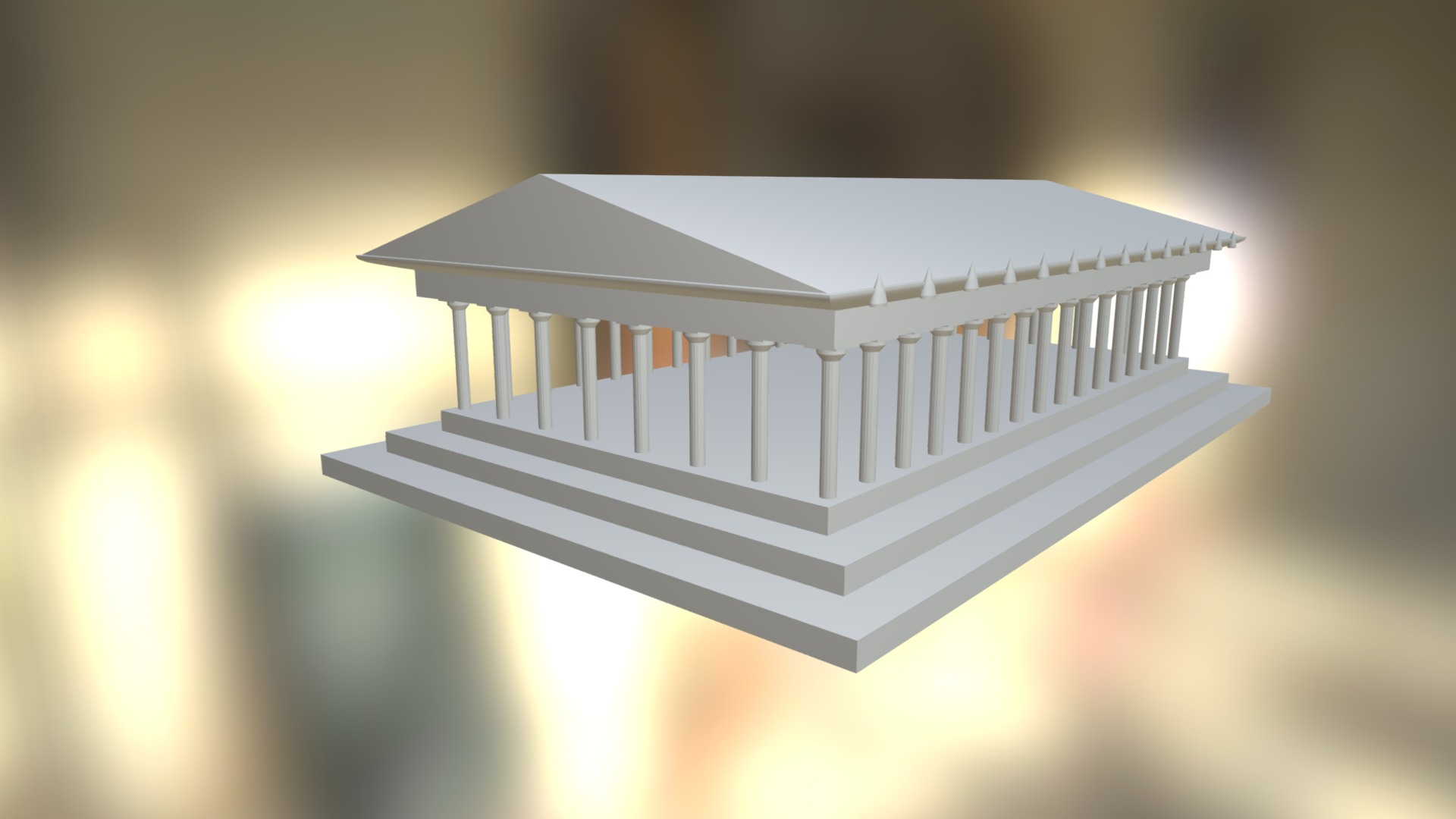 Partenon - 3D model by ramsesrossainzz [043de9d] - Sketchfab
