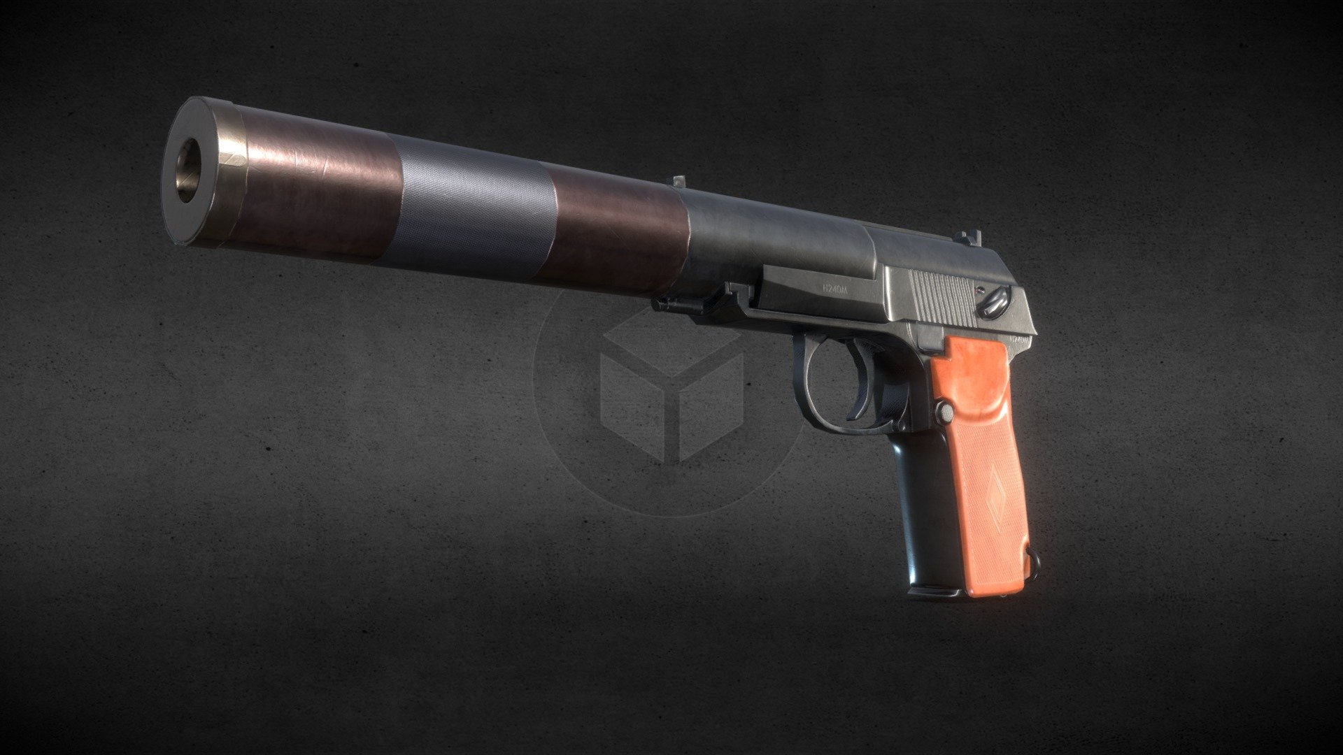 PB | Bezshumniy Pistol-ПБ | Пистолет Бесшумный - 3D model by Skabl ...