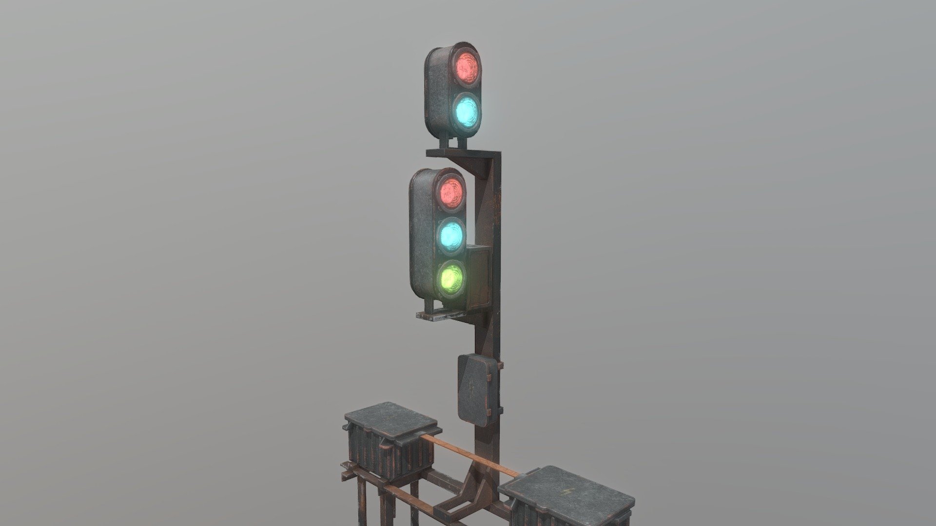 Soviet subway trafic light - Download Free 3D model by Aydry [043f868 ...