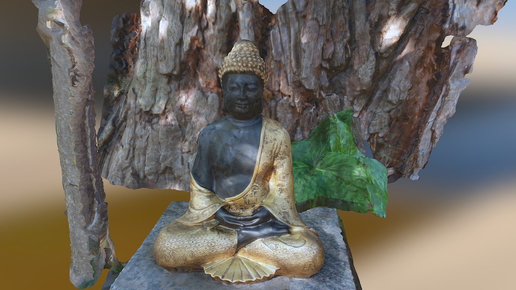 Buddha Statue - 3D model by Larseroo [0440fb0] - Sketchfab