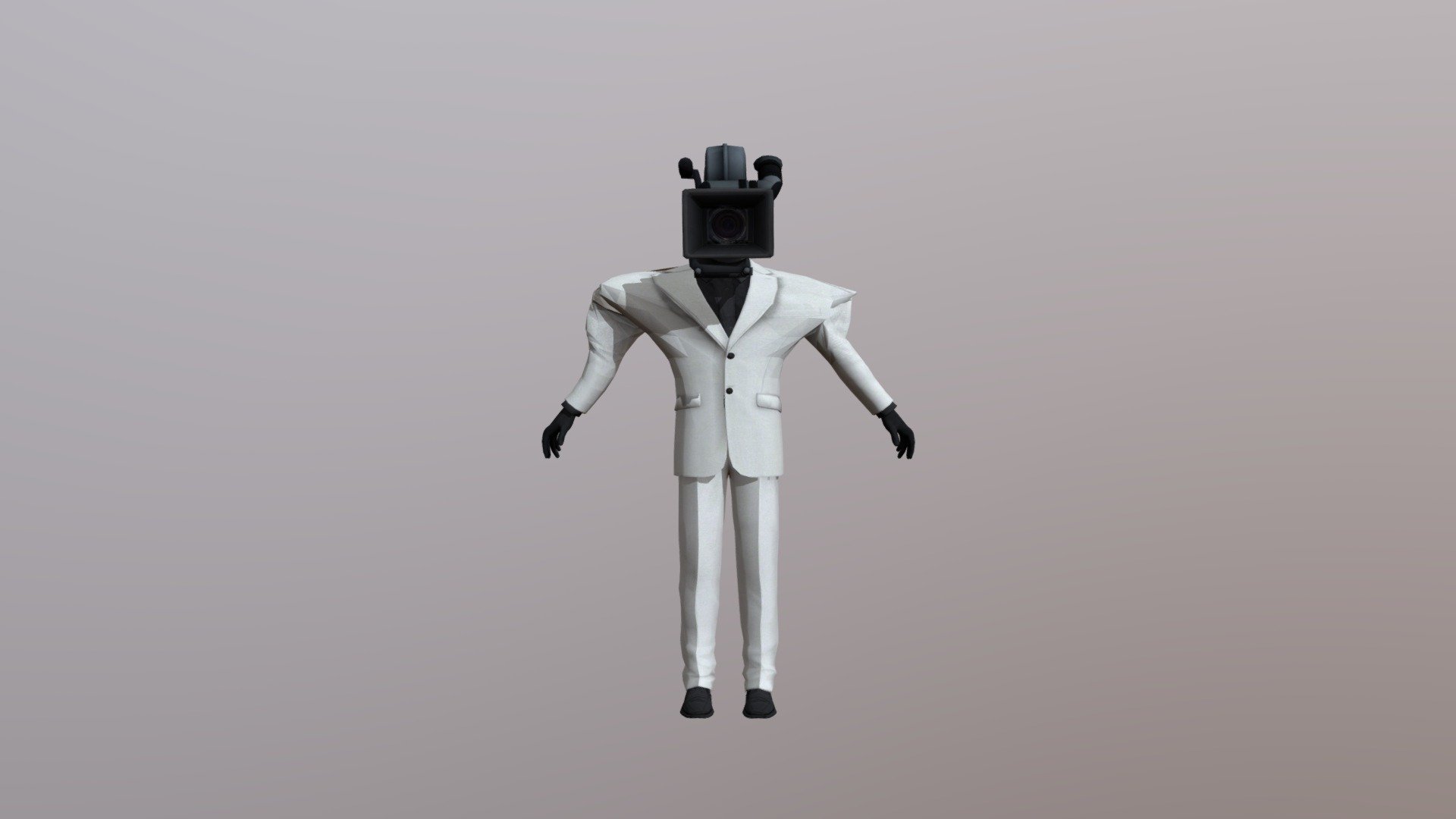 Large Scientist Cameraman - Download Free 3D model by ASP ...