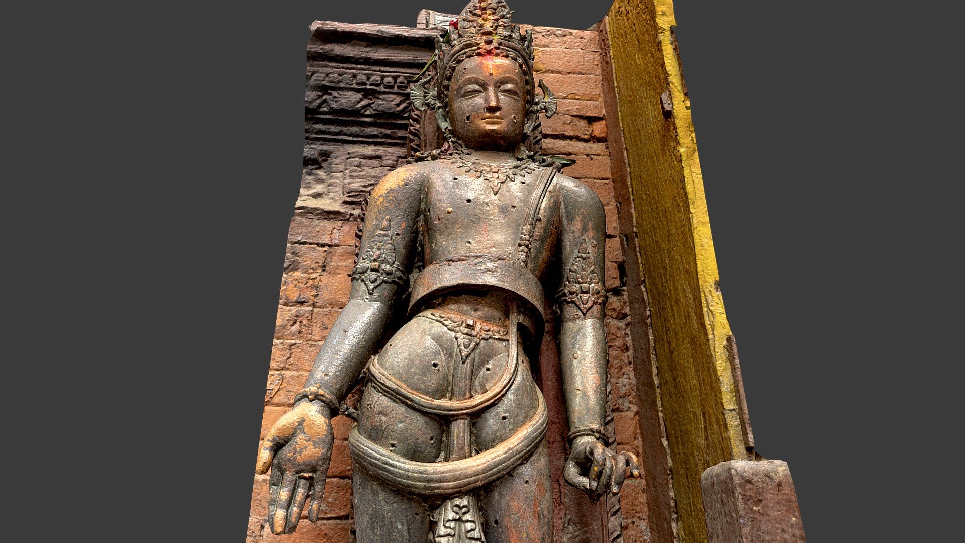 Devi statue w/3 LOD - Nepal Heritage - Buy Royalty Free 3D model by ...