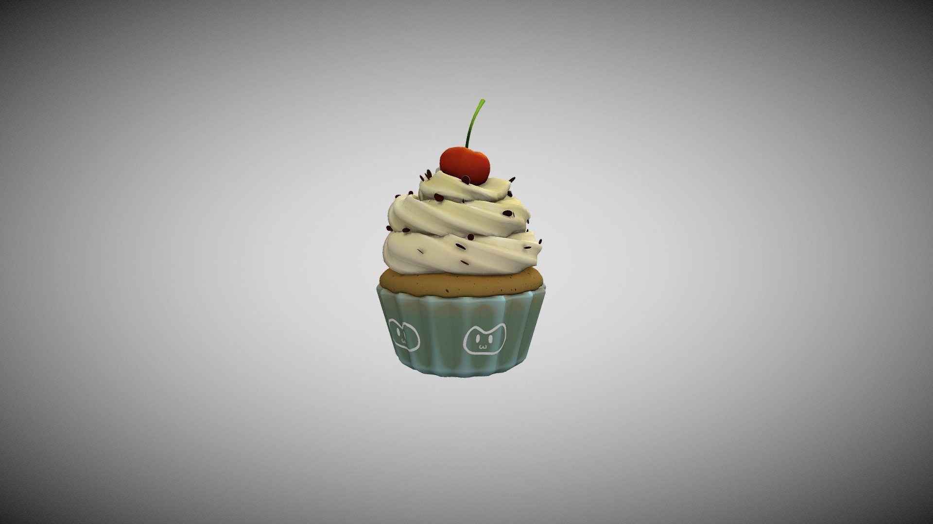 Cupcake - 3D model by zomutt [044464c] - Sketchfab