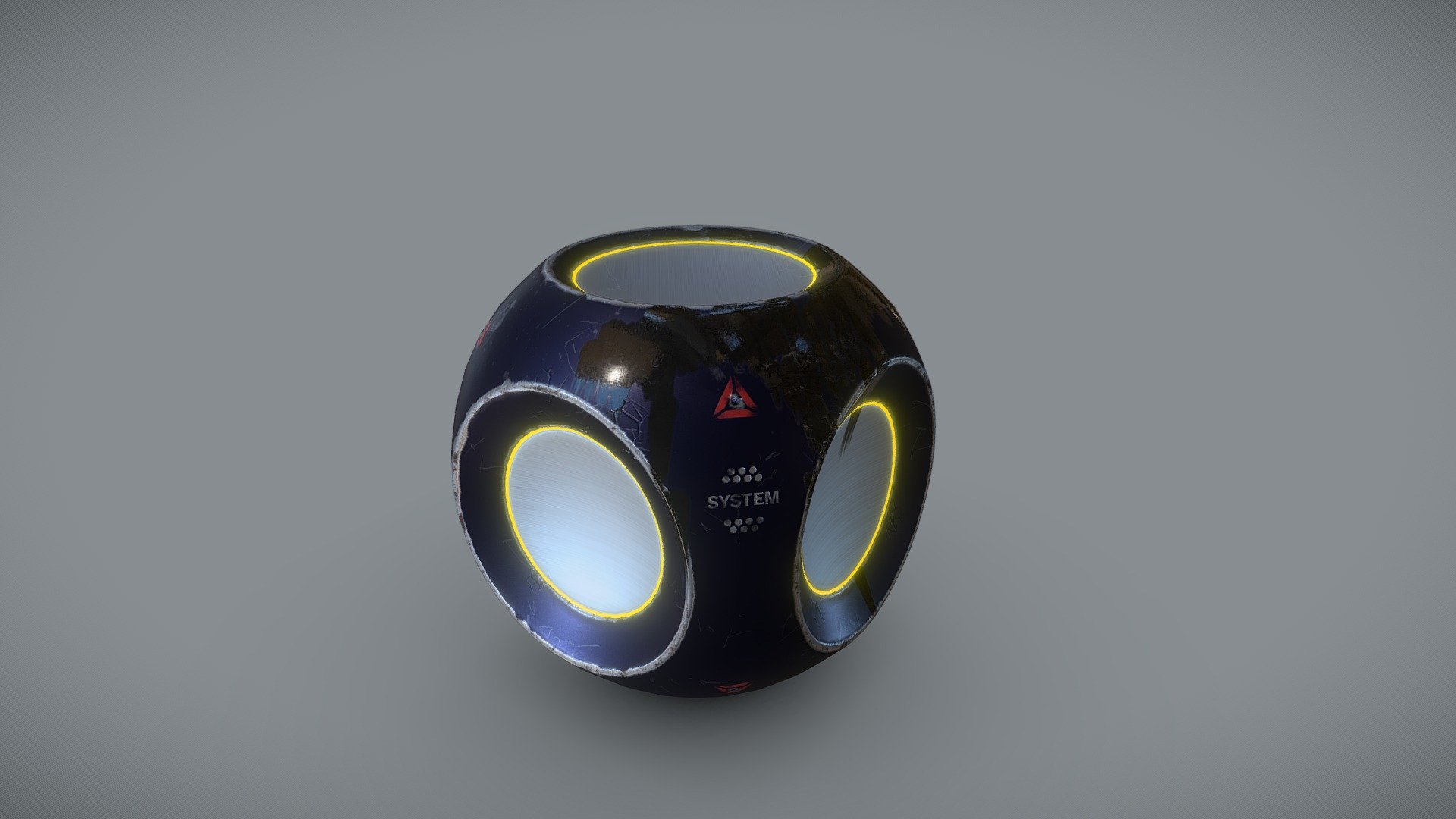 space_cube - 3D model by nxn [044486e] - Sketchfab
