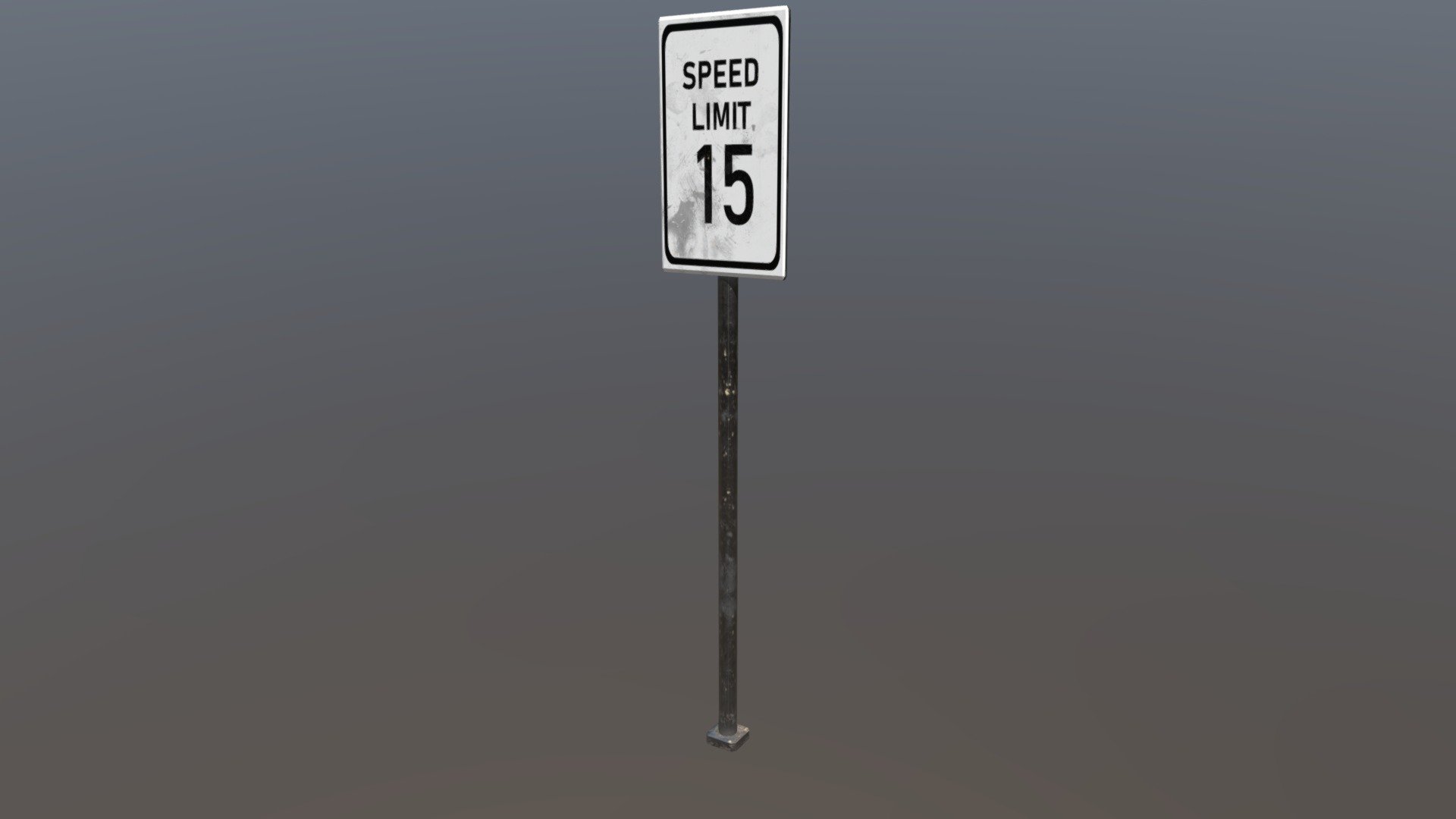 15MPH Speed Limit Sign - Download Free 3D model by Scigh-on [0445841 ...