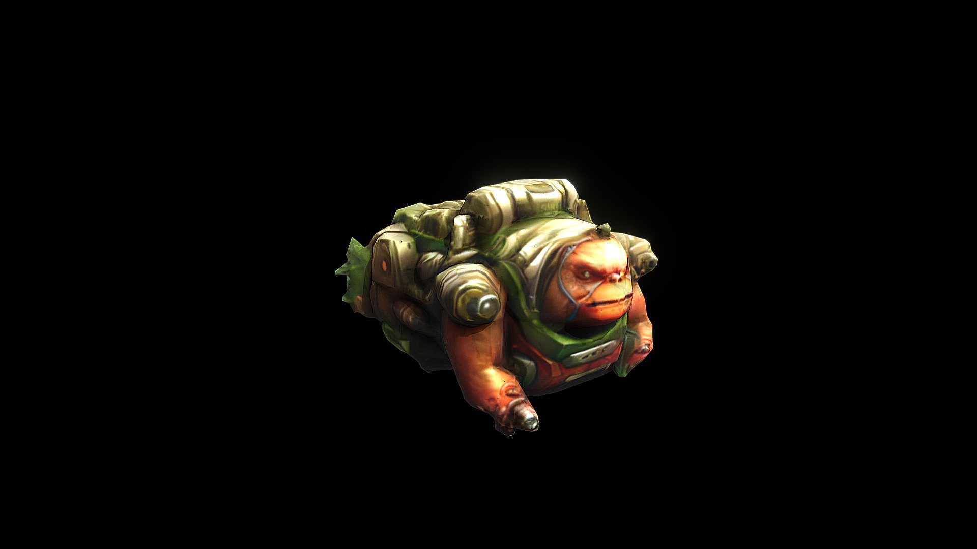 an illustration of a monkey with a backpack o - Download Free 3D model ...