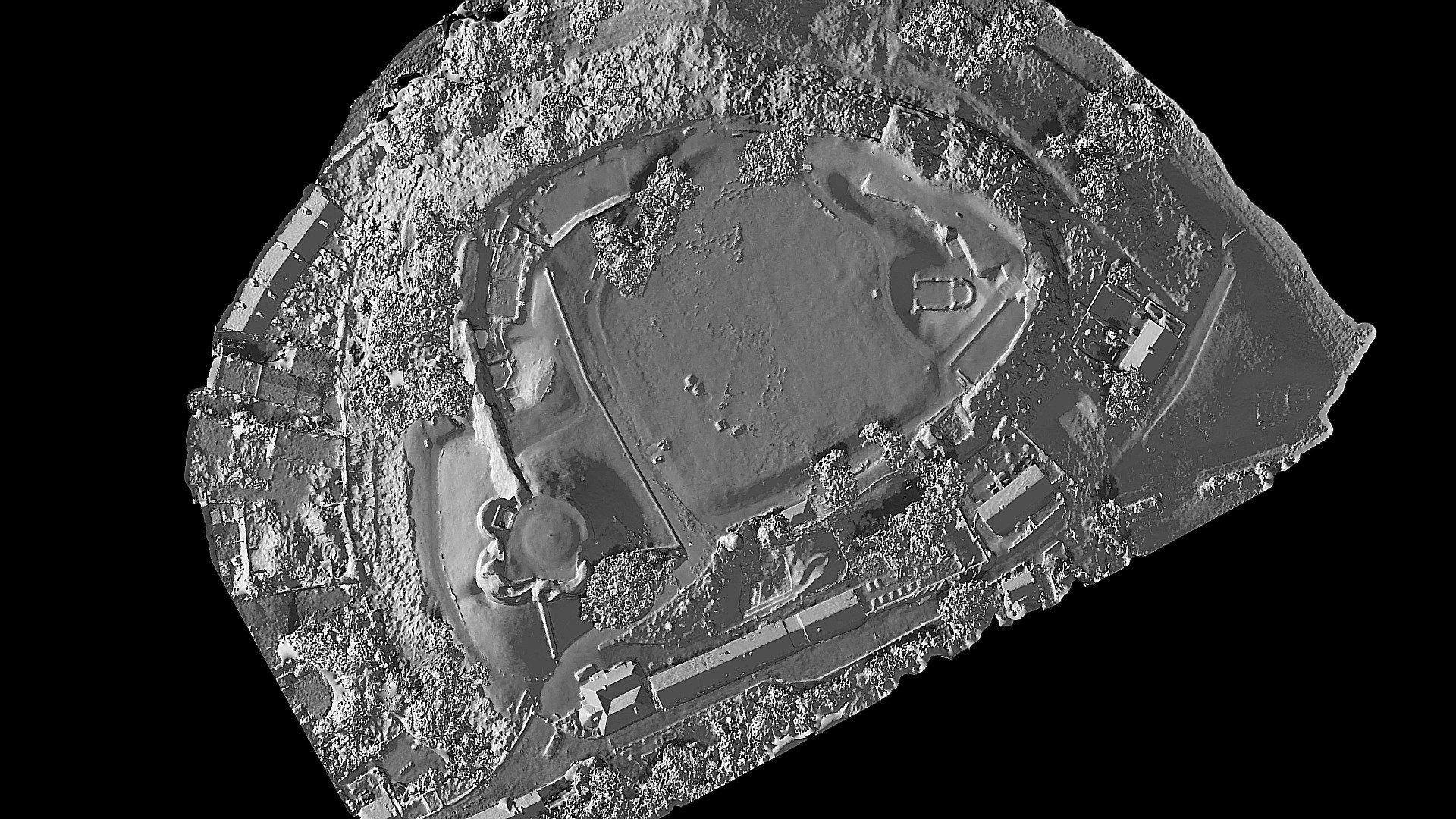 Pontefract-Castle-untxt - 3D model by SUMO GeoSurveys (@aerial-cam ...