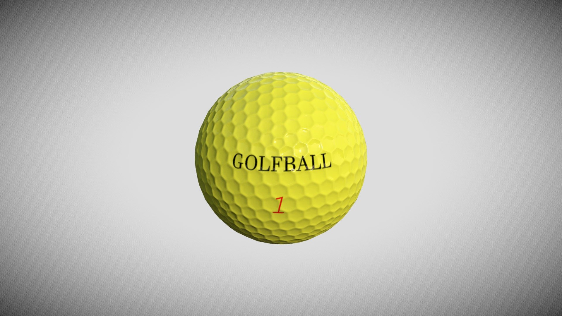 Golf Ball - 3D model by Ernest Marco (@ernestmarcovalls1) [0447a79 ...