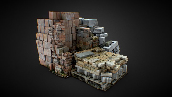 Concrete-block 3D models - Sketchfab
