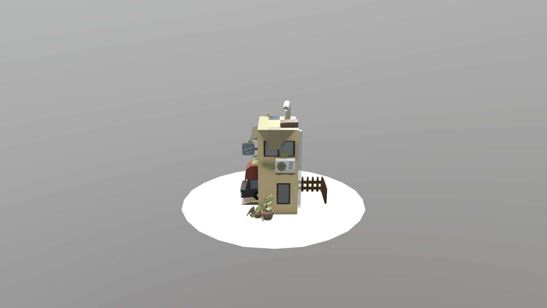 Popper House - Assessment 2 - 3D model by geoferyrob [044997a] - Sketchfab