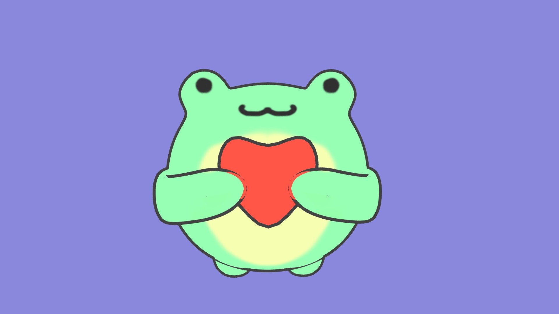 cute little frog - 3D model by illuminatic [0449f2d] - Sketchfab
