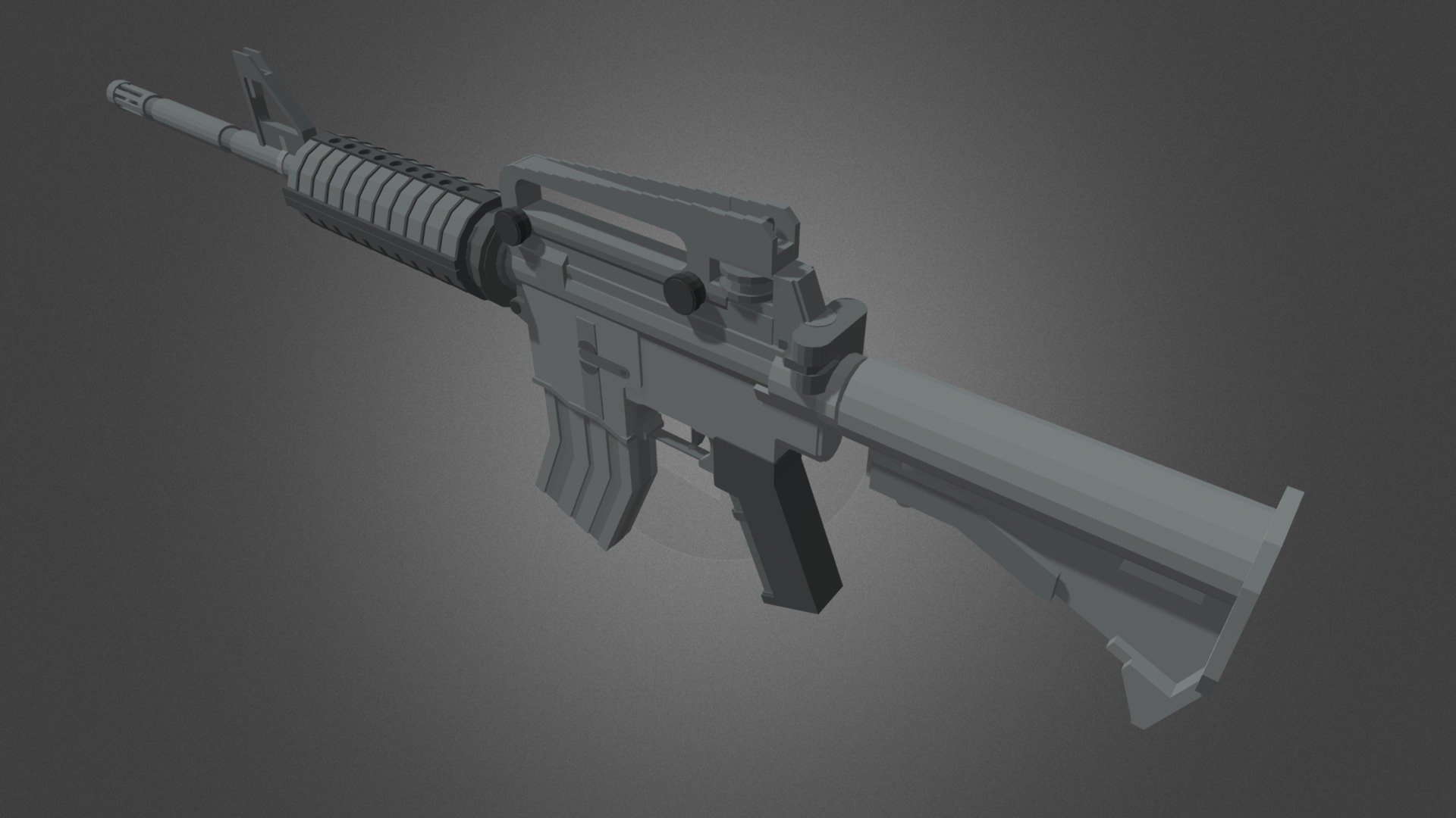M4A1 - Minecraft - 3D model by pax (@Drumna) [044aa5c] - Sketchfab