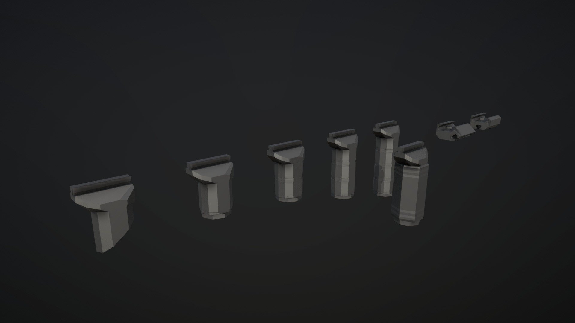 Low-Poly AK grips - Download Free 3D model by notcplkerry [044c2b4 ...