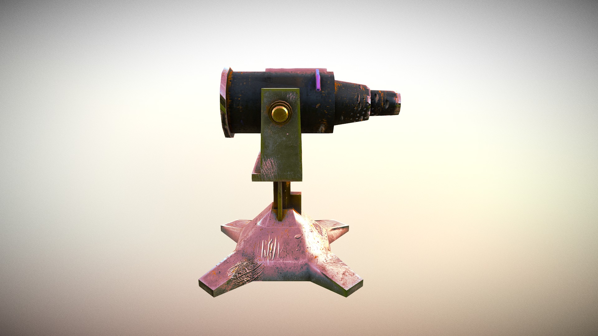 Metal Turret - 3D model by Bri (@DonutsAreCoolakaBri) [044d2f3] - Sketchfab