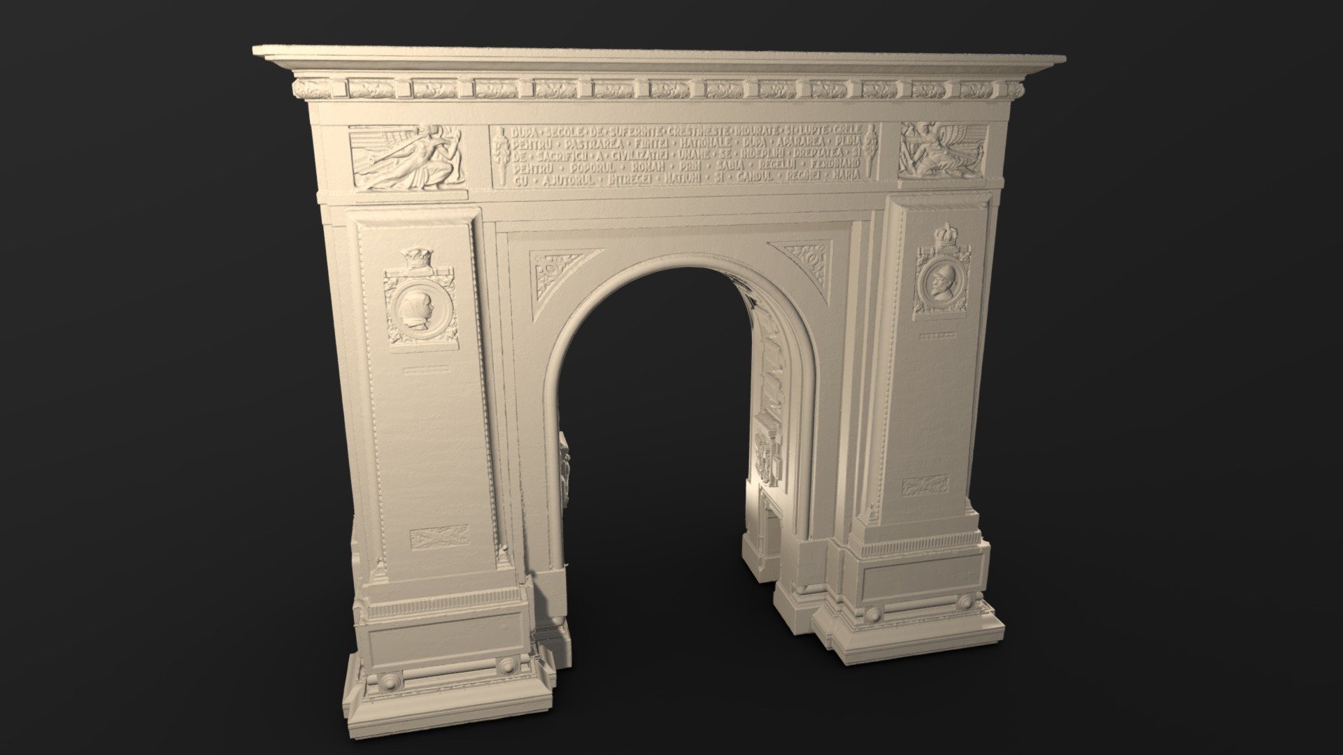 Arcul de Triumf - Bucuresti - 3D model by BIM GIS Concept ...