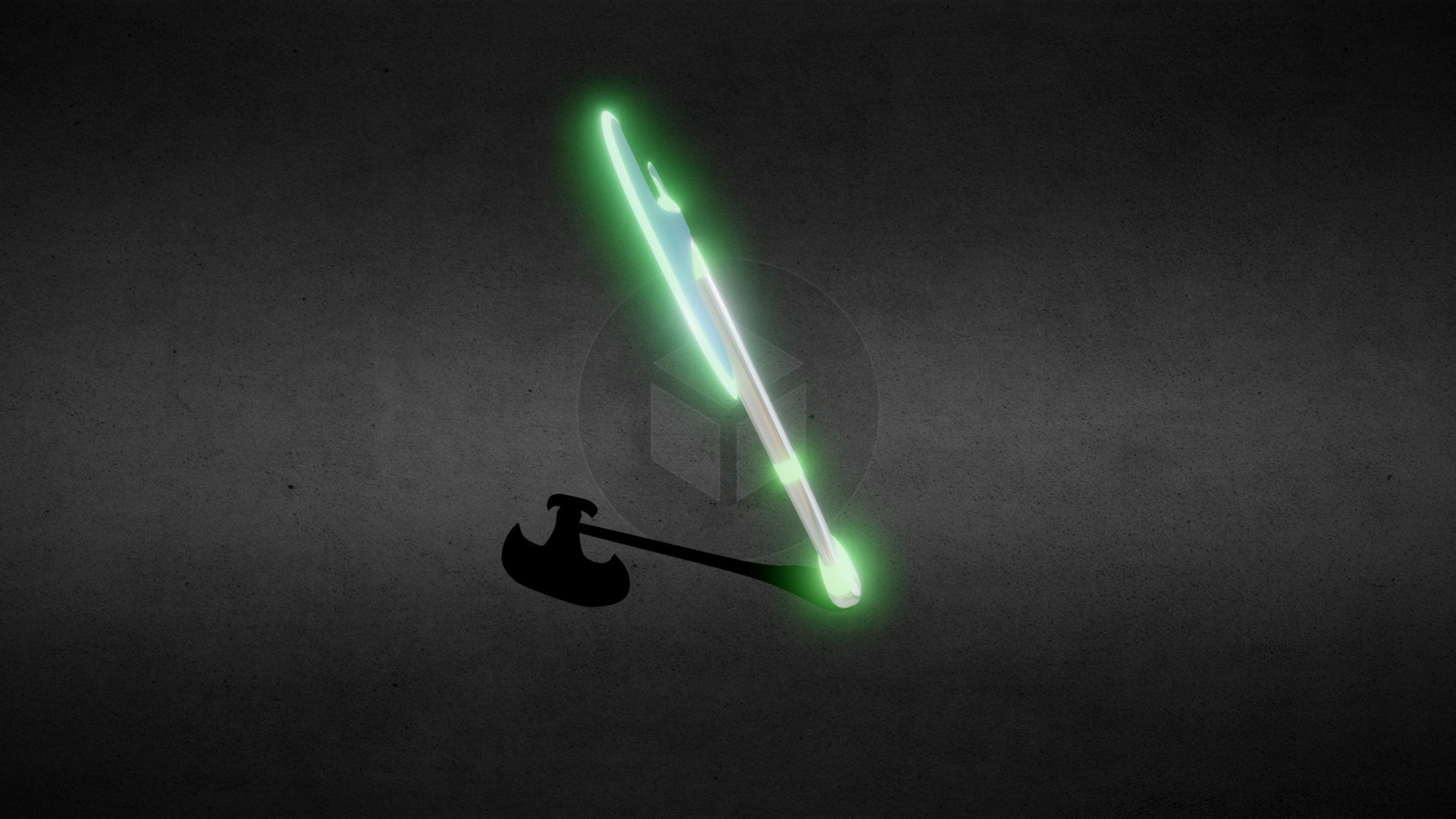 Glowing Axe - Download Free 3D model by Unknown (@j3unknown) [044f2f3 ...
