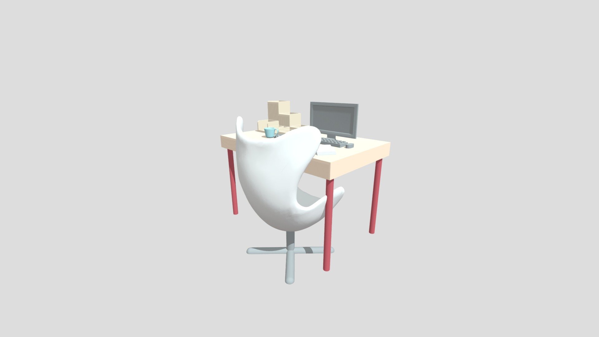 💻 Computer - Download Free 3D model by Modeler3dP [044f3af] - Sketchfab