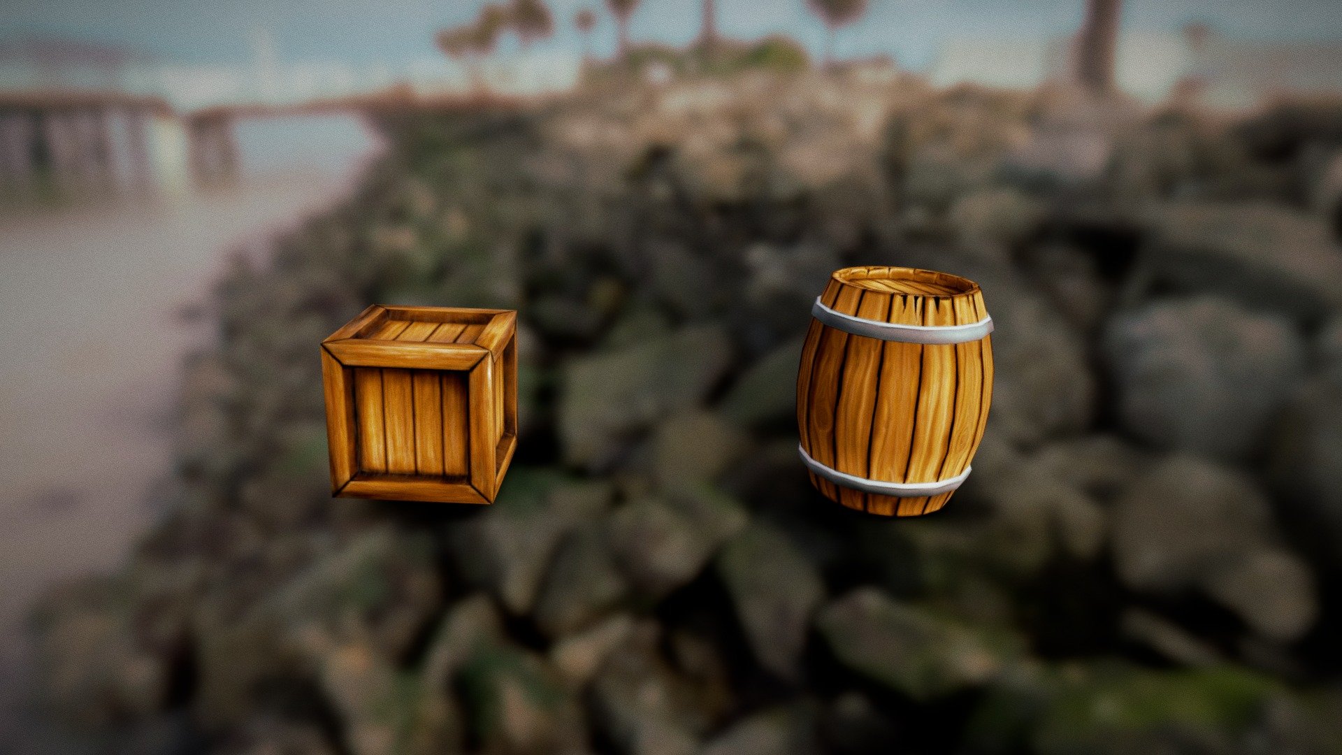 barrelbox - 3D model by sonjang23 [045042f] - Sketchfab