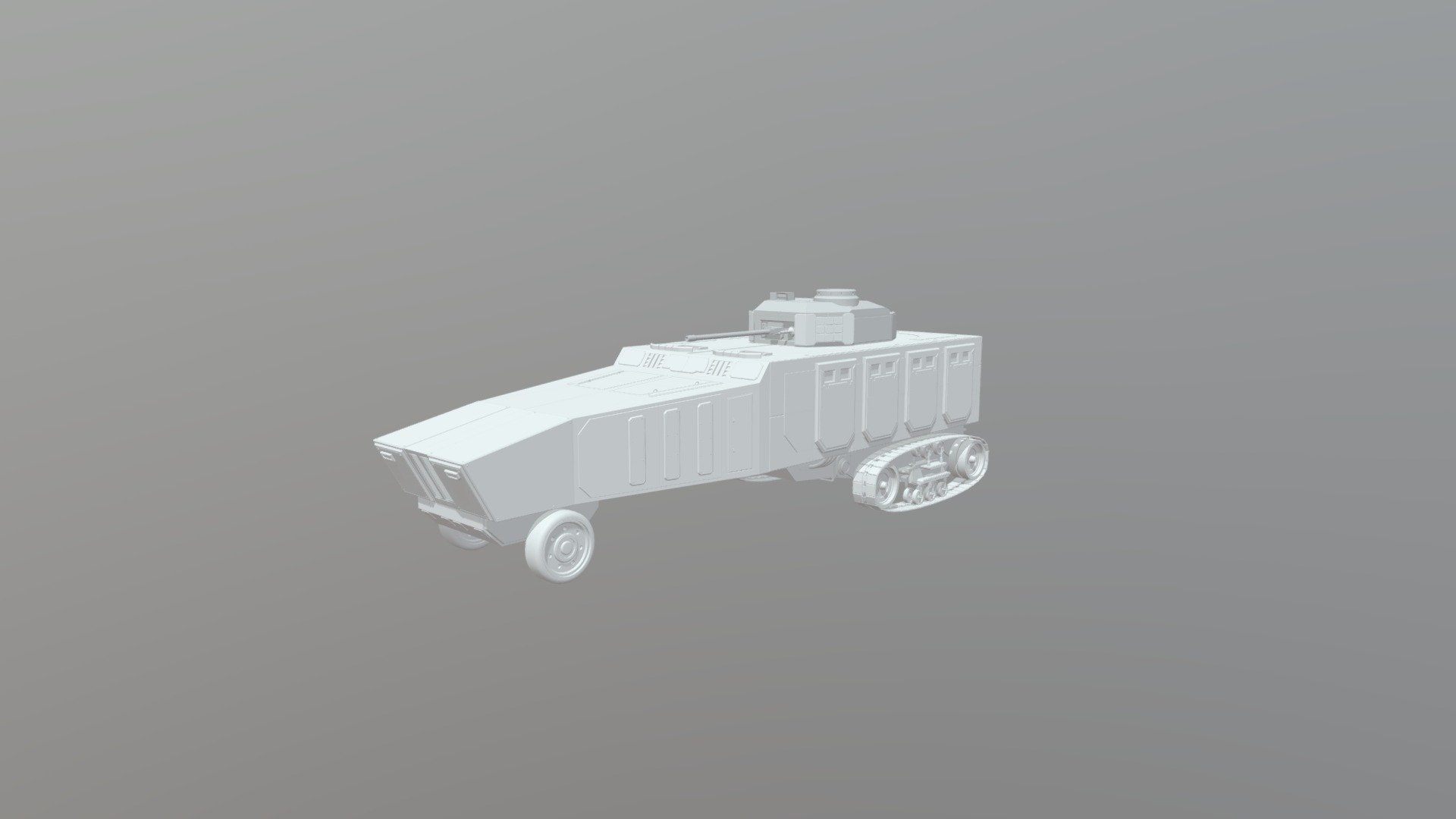 M65 Half Track IVF - Download Free 3D model by Gabbah [0450fb3] - Sketchfab