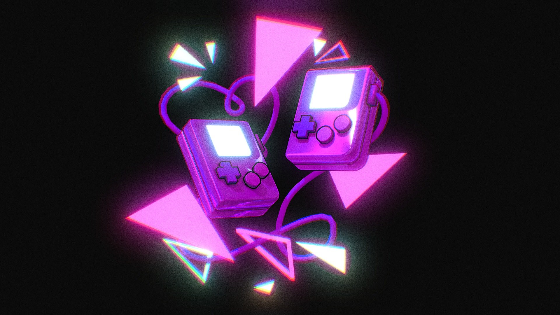 Two & True Gamers - 3D model by magicwendric [045273e] - Sketchfab