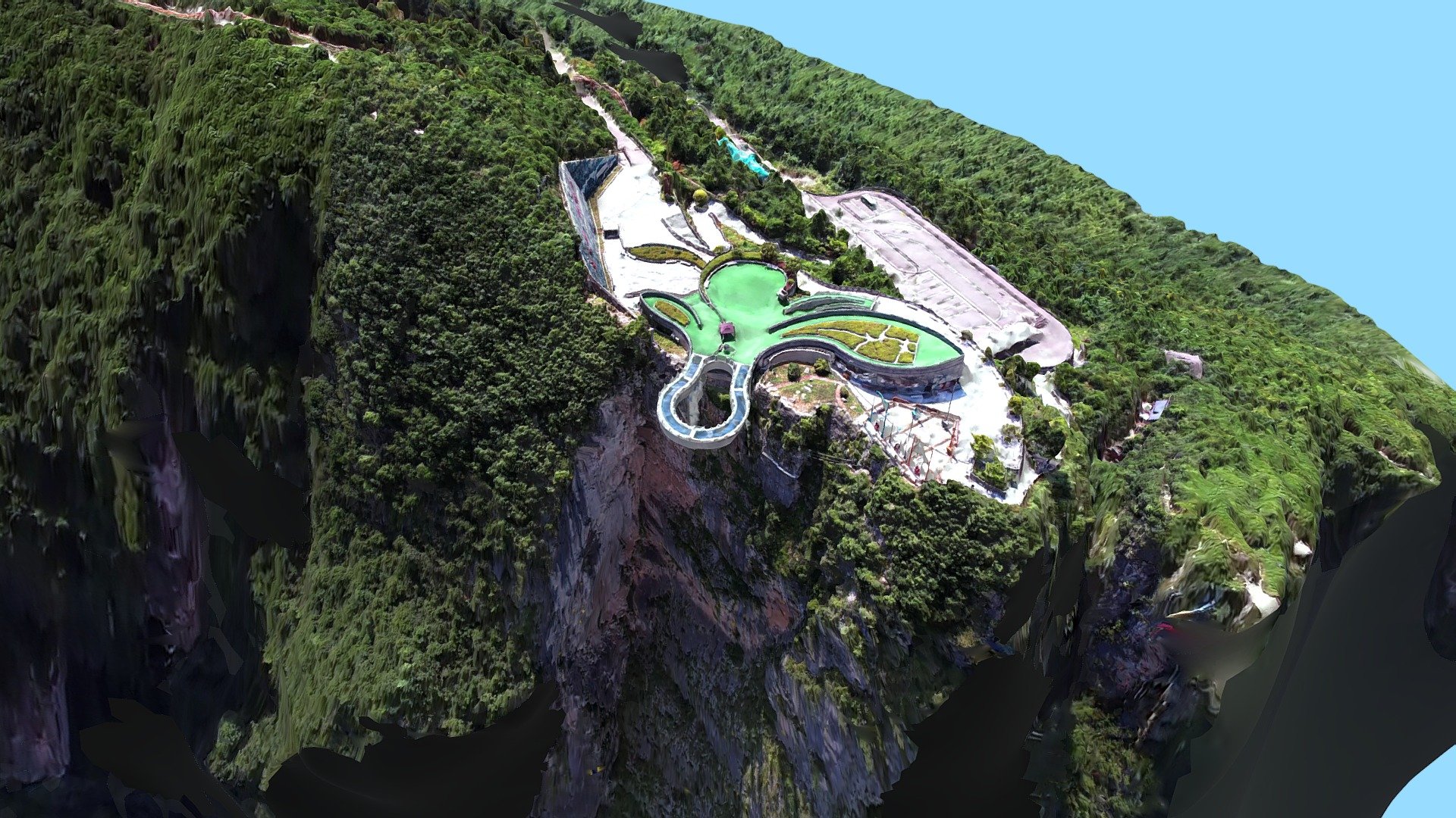 horseshoe glass walkway bridge, Chongqing, China - 3D model by ...