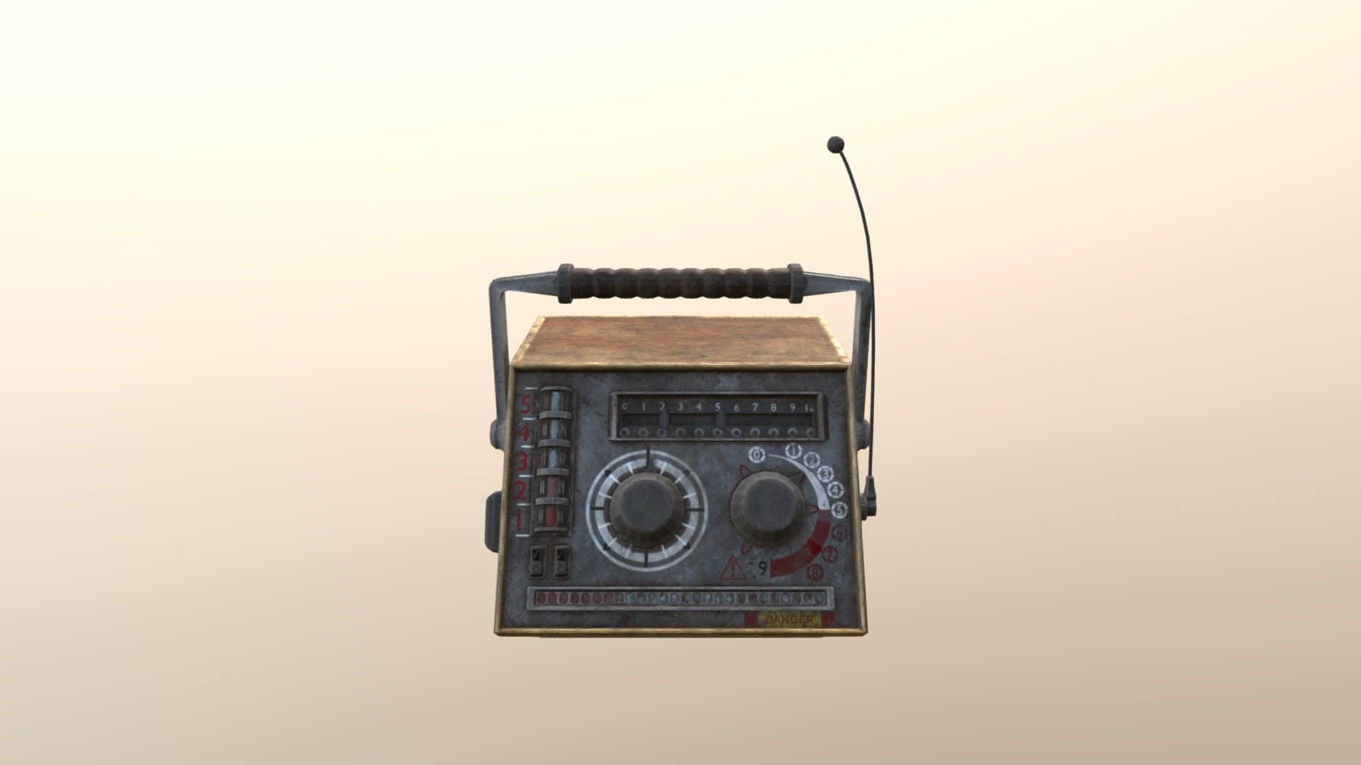 Hand Held Radio - 3D model by Darian (@Malfushion) [04539bc] - Sketchfab