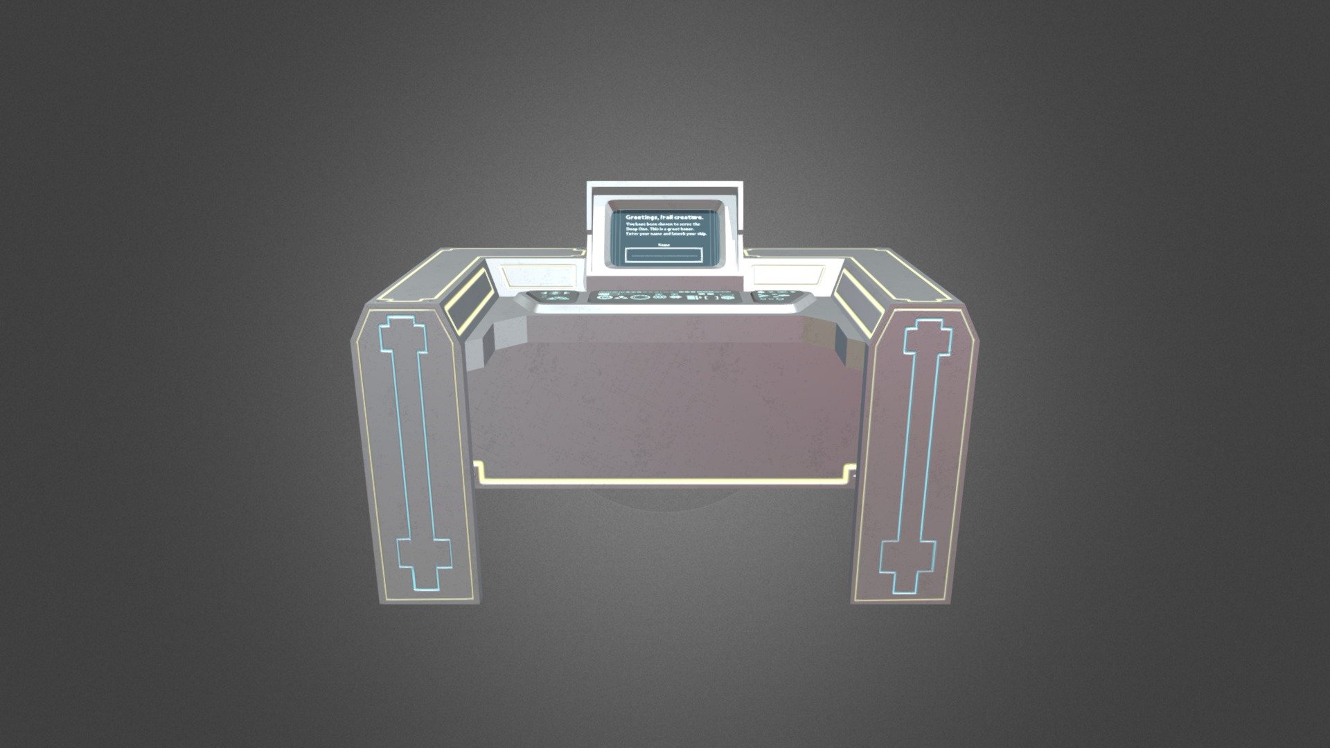 Futuristic Holy Computer - 3D model by bradylars [0454d93] - Sketchfab