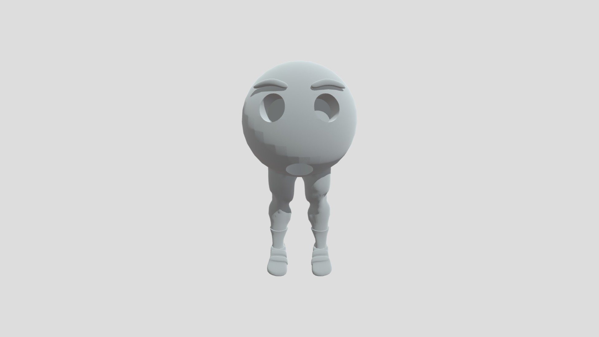 Bowling Ball Man - 3D model by JustinBoaz [04551cd] - Sketchfab