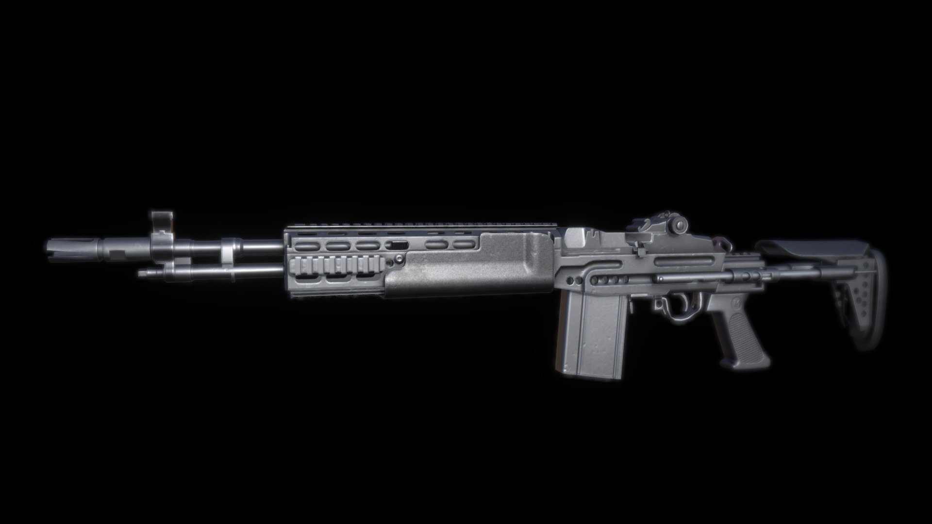 MK14 EBR - 3D model by mellfab (@melly_mellfab) [0458a8c] - Sketchfab