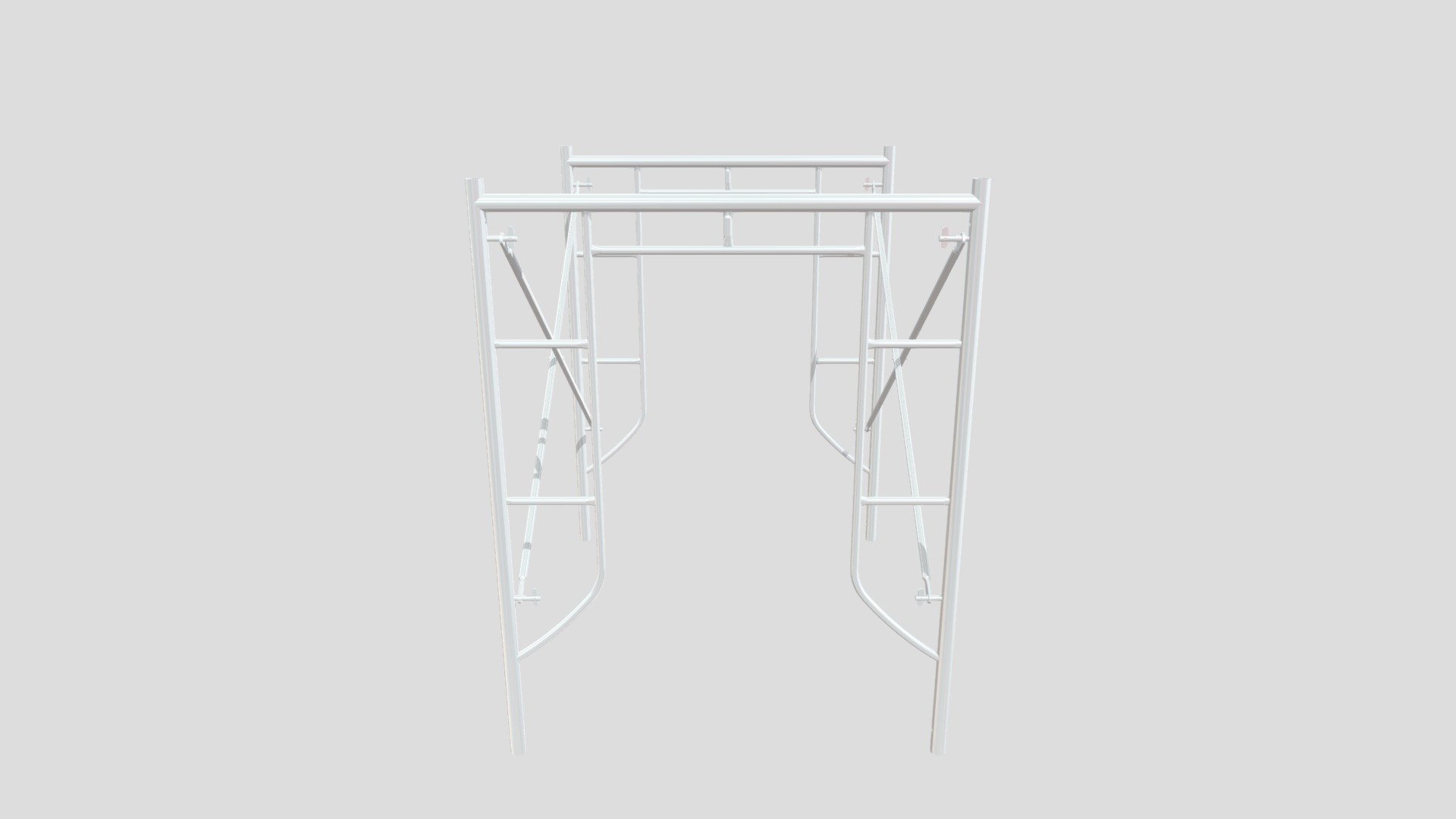 H Frame Scaffolding - 3D model by AJCENTURY [0459d70] - Sketchfab