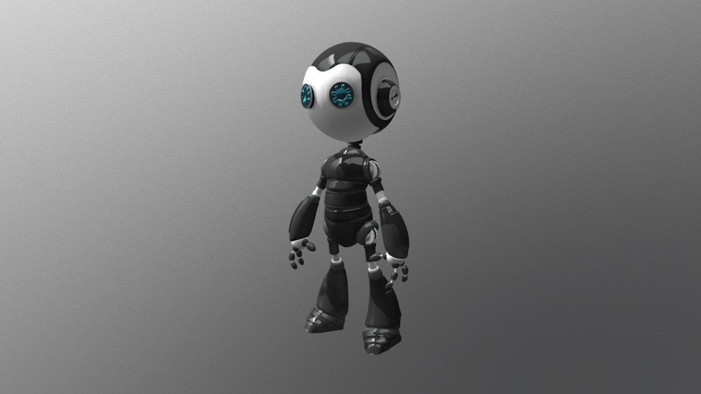 Atom Robot - CyberPunk Version - Download Free 3D model by ...