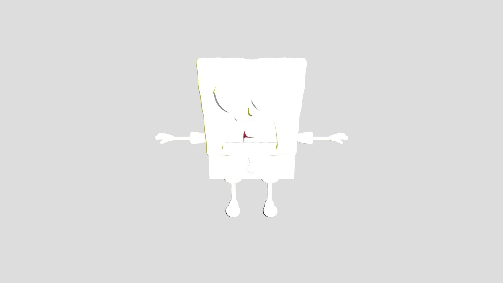 Scared Spongebob - Download Free 3D model by Antprotexpro [045e219 ...