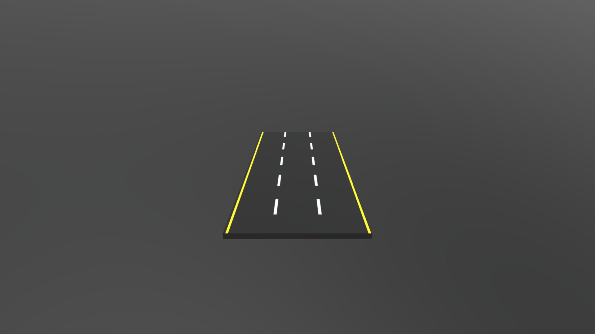 low poly road - 3D model by merosis [045ec0a] - Sketchfab