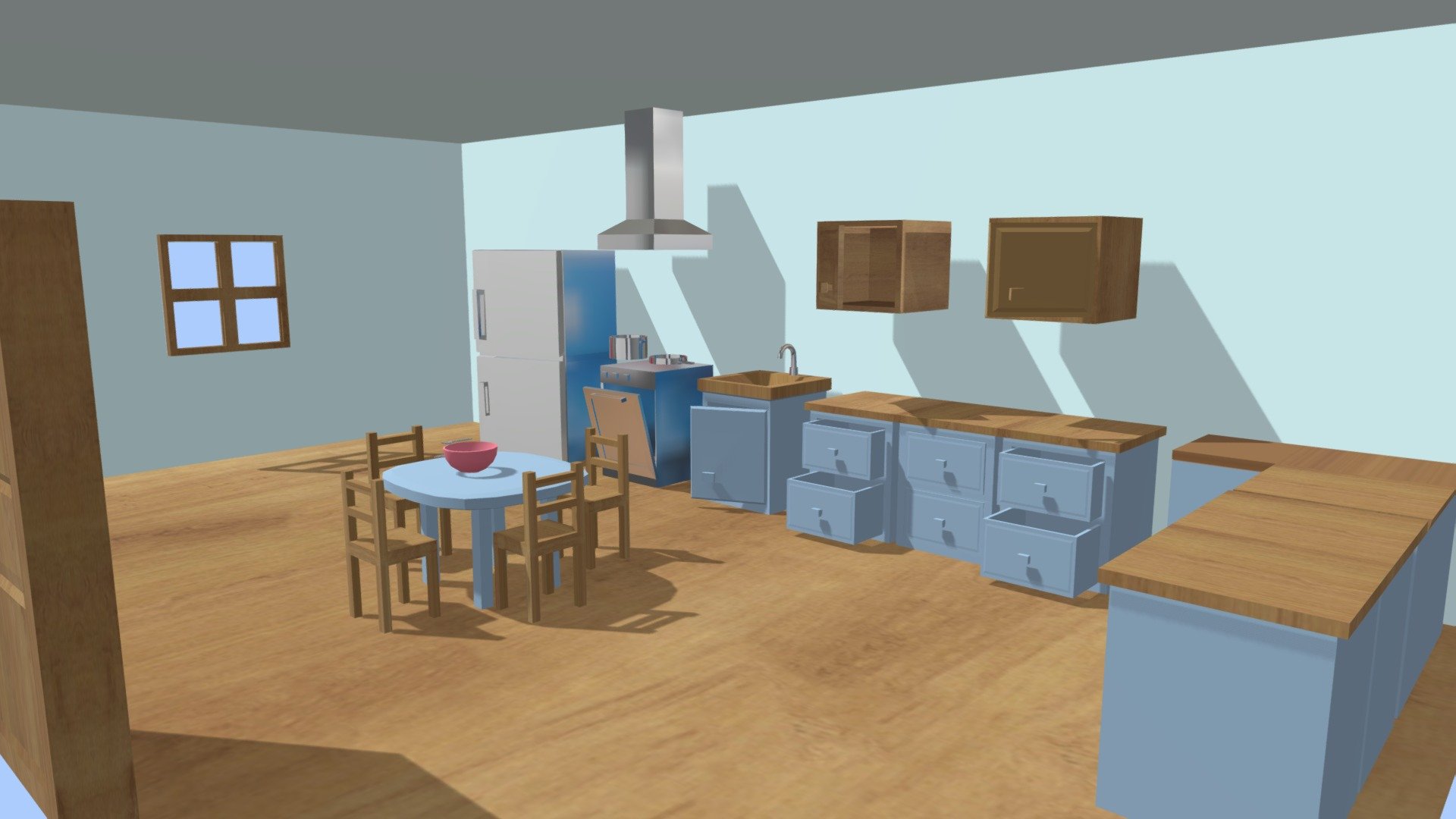 Low poly kitchen asset pack - Buy Royalty Free 3D model by SophieJu ...