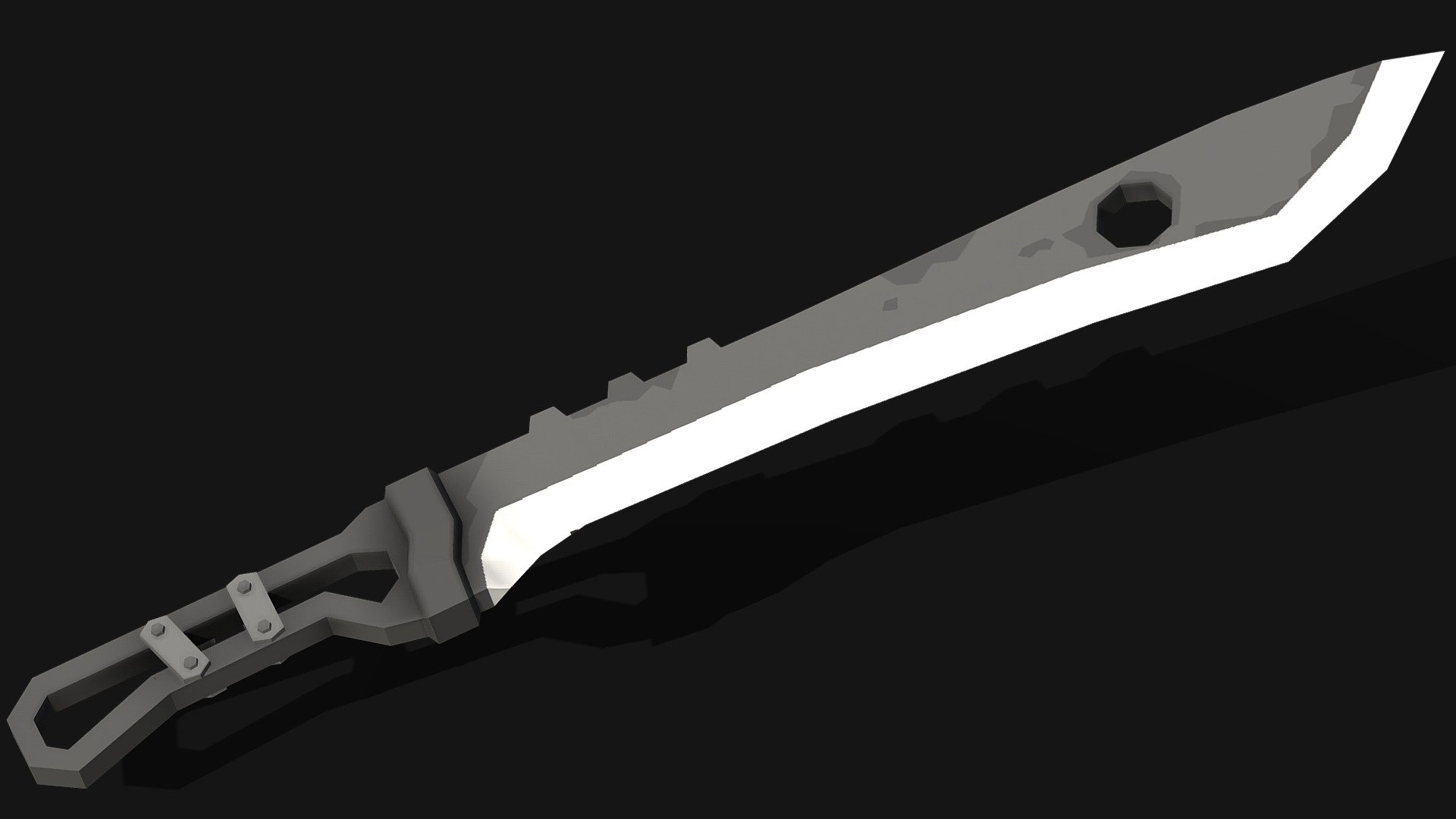 Machete (Low Poly) - 3D model by Likonisa (@eDU6tjT5IDwTntq) [0460c2b ...