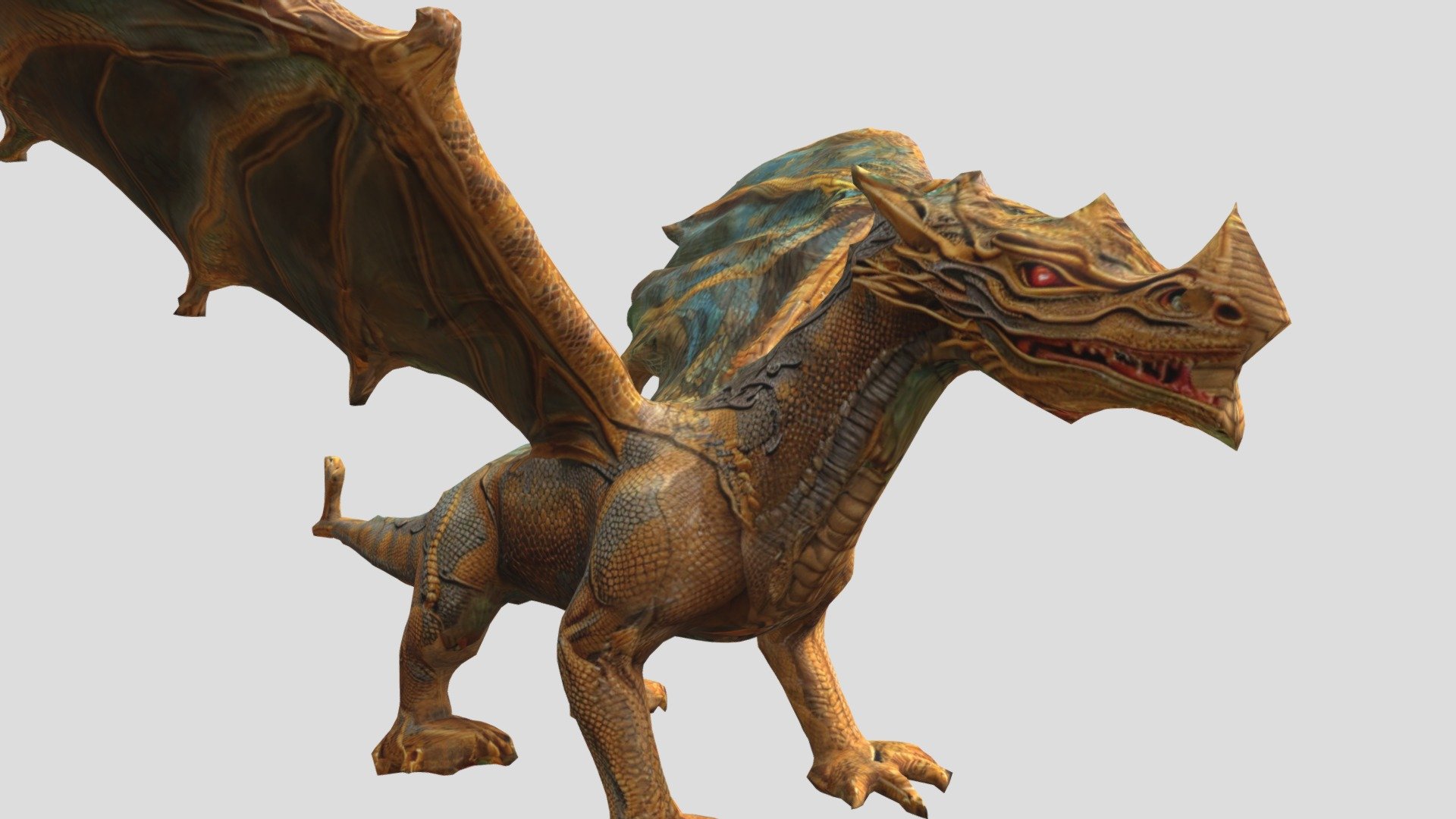 Hyper-Realistic Dragon - 3D model by Ahmadiqbal [0460fa0] - Sketchfab
