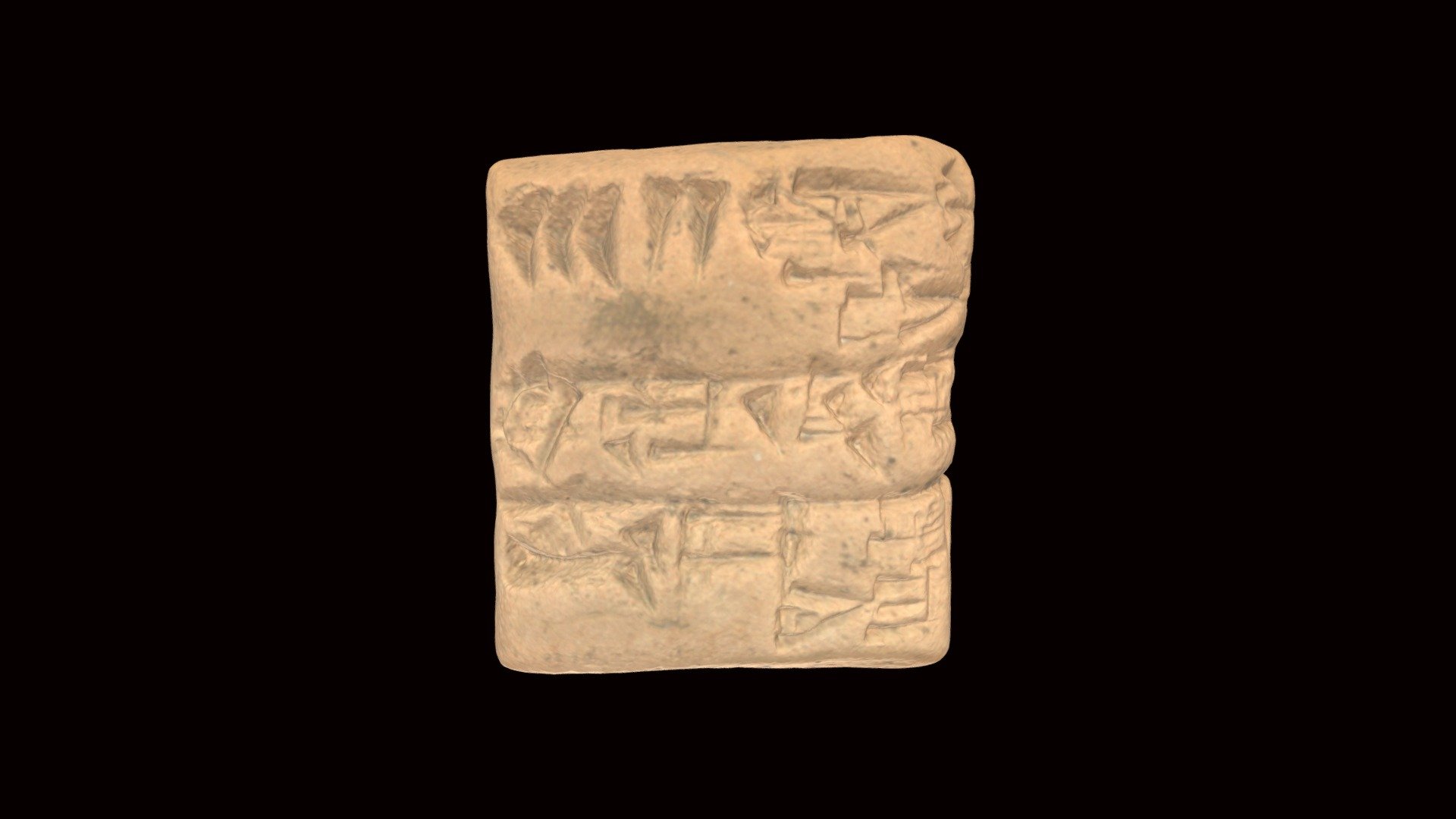 Cuneiform Tablet HMANE1899.2.156 - 3D model by Harvard Museum of the ...
